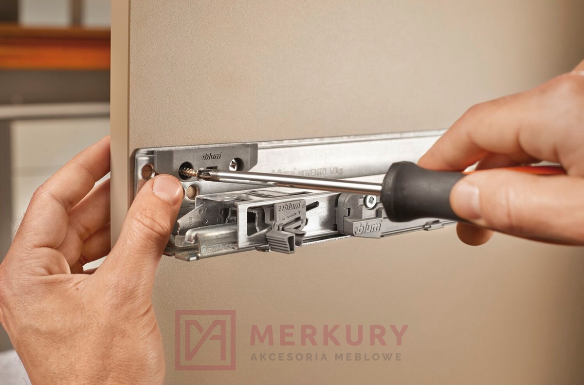 Blokada szuflady tackowej - MOVENTO BLUM 295H5700, grubość boku H-16mm ...